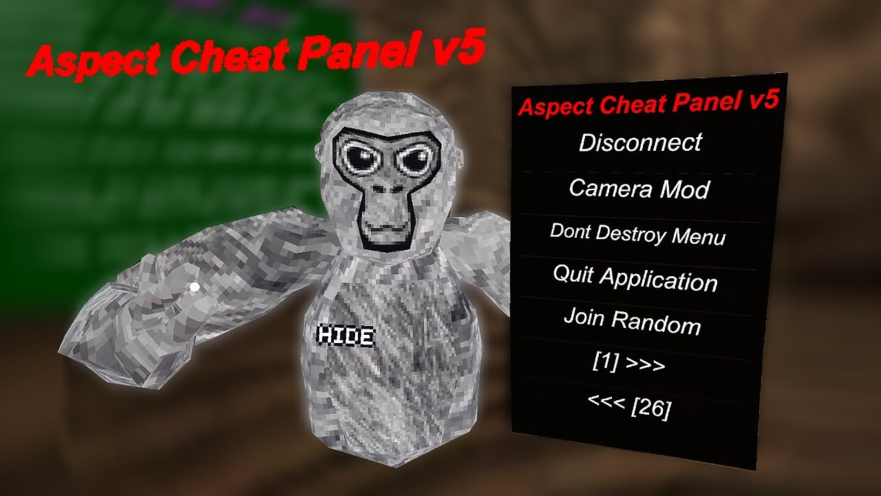 WORKING GHOST MONKE??? (Aspect Cheat Panel V5!!!) - YouTube