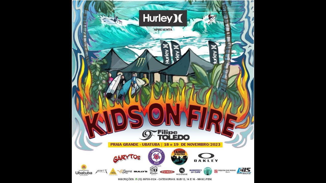 Circuito Filipe Toledo - Kids on fire - YouTube