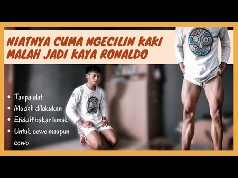 20 MINS BEGINNERS LEG WORKOUT | latihan kaki tanpa alat di rumah untuk ...