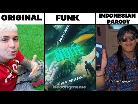 MCJhey Montagem Bailao Original VS  Funk VS Indonesian Parody (Halo lo lo)