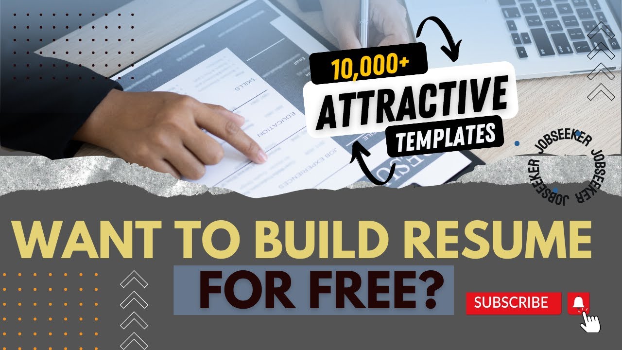 Build Your Professional Resume For Free Now With Unlimited Pre Designed ...