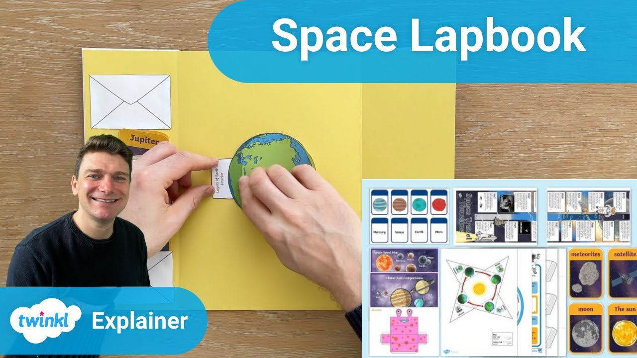 Twinkl KS1 | Space Lapbook Creation Pack - YouTube