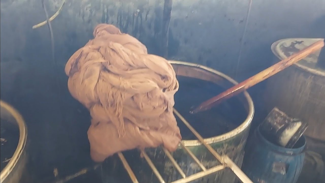 fabric dyeing light colors | fabric dyeing process - YouTube
