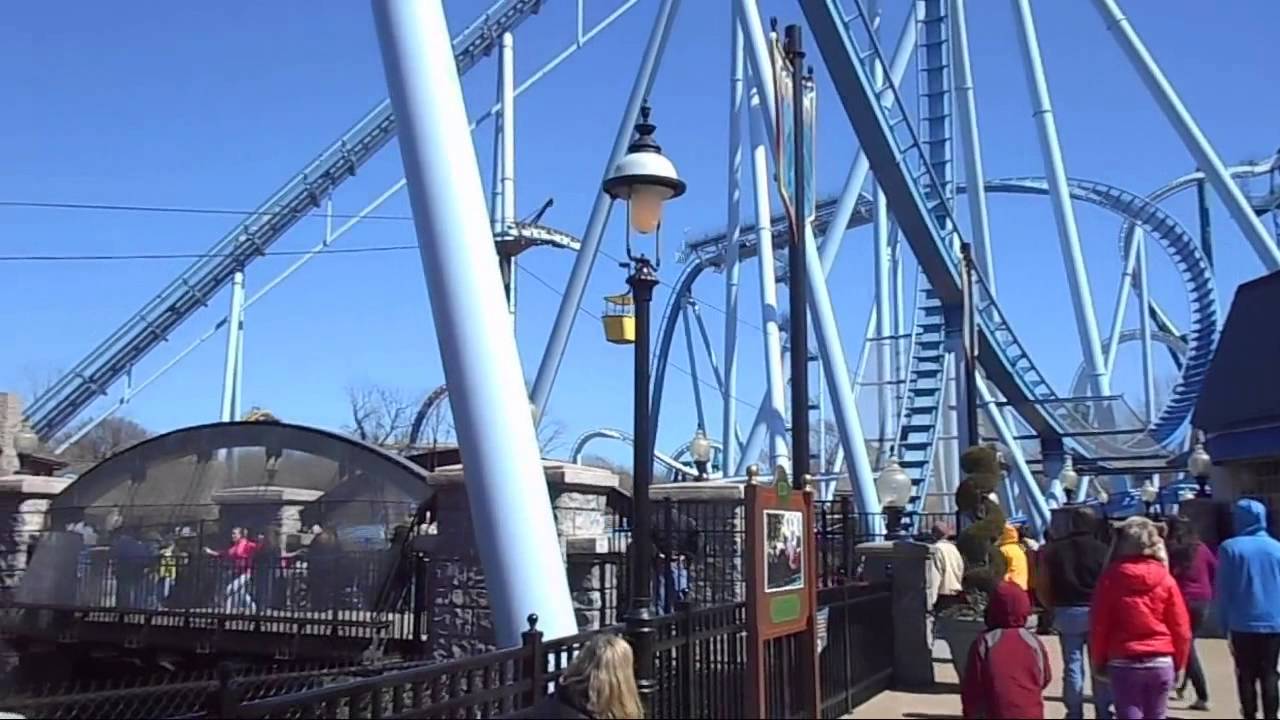 The Griffon Drop- Bush Gardens Williamsburg - YouTube
