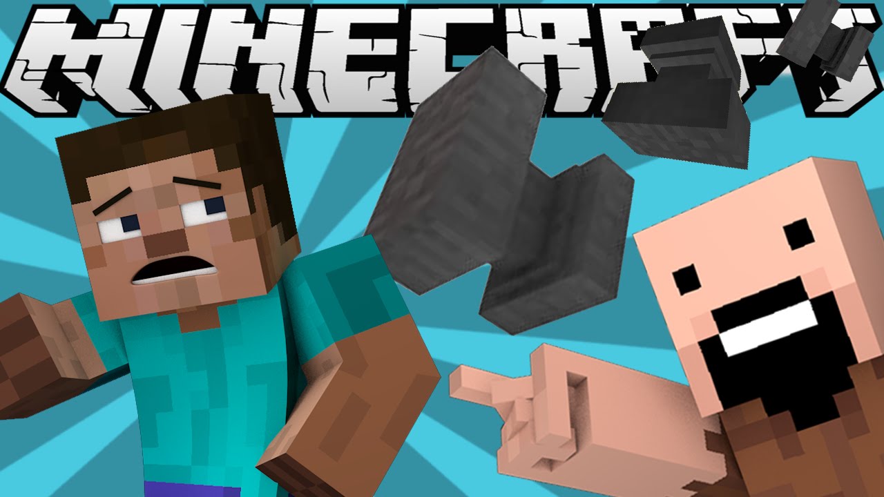 If Minecraft Rained Anvils - YouTube