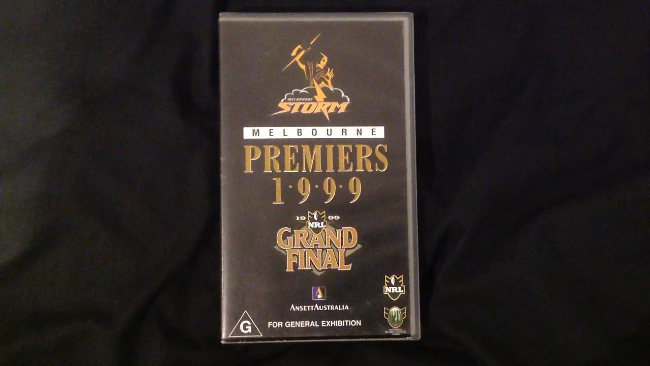 VHS review NRL Grand Final 1999 Melbourne vs St George Illawarra 1999 ...