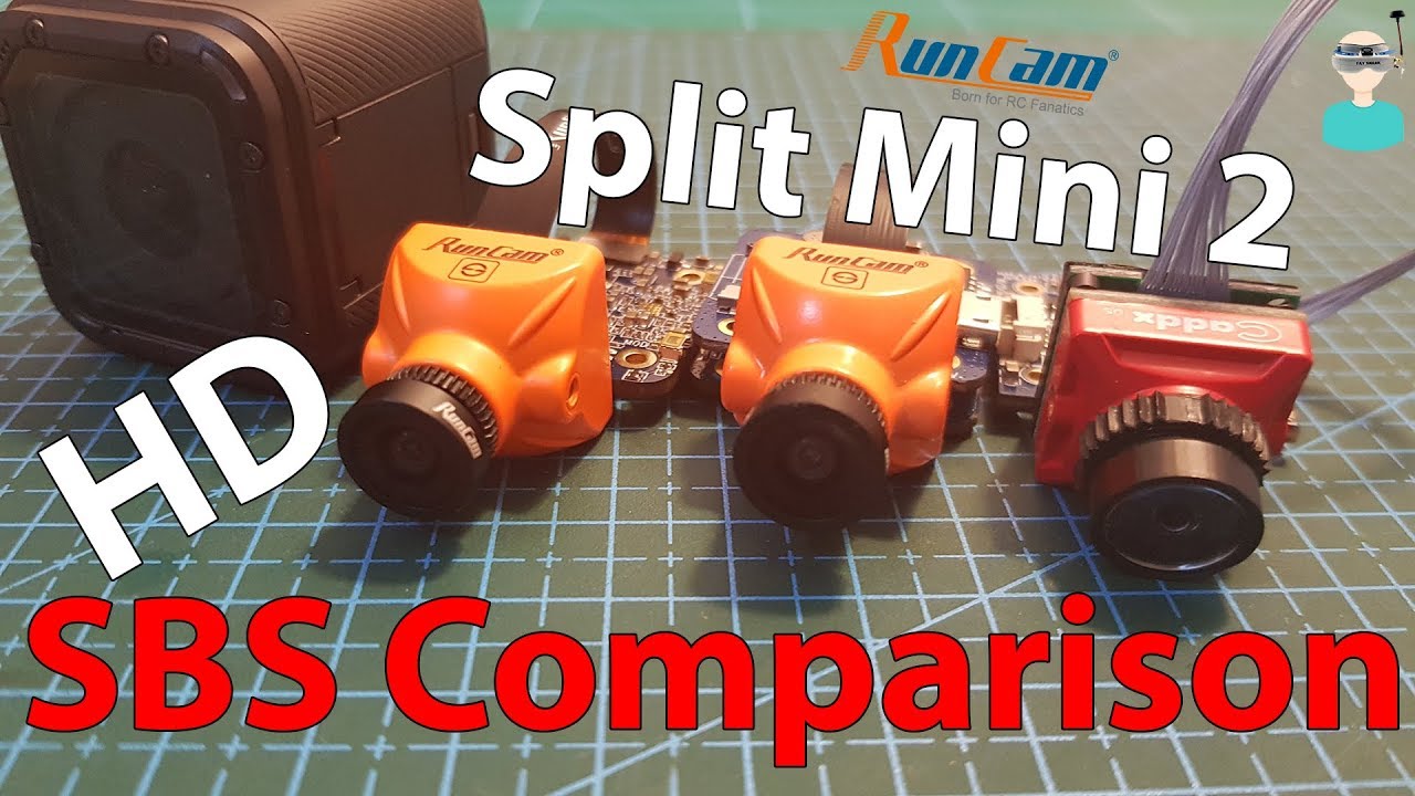 Runcam Split Mini 2 - HD Side By Side Comparison - YouTube