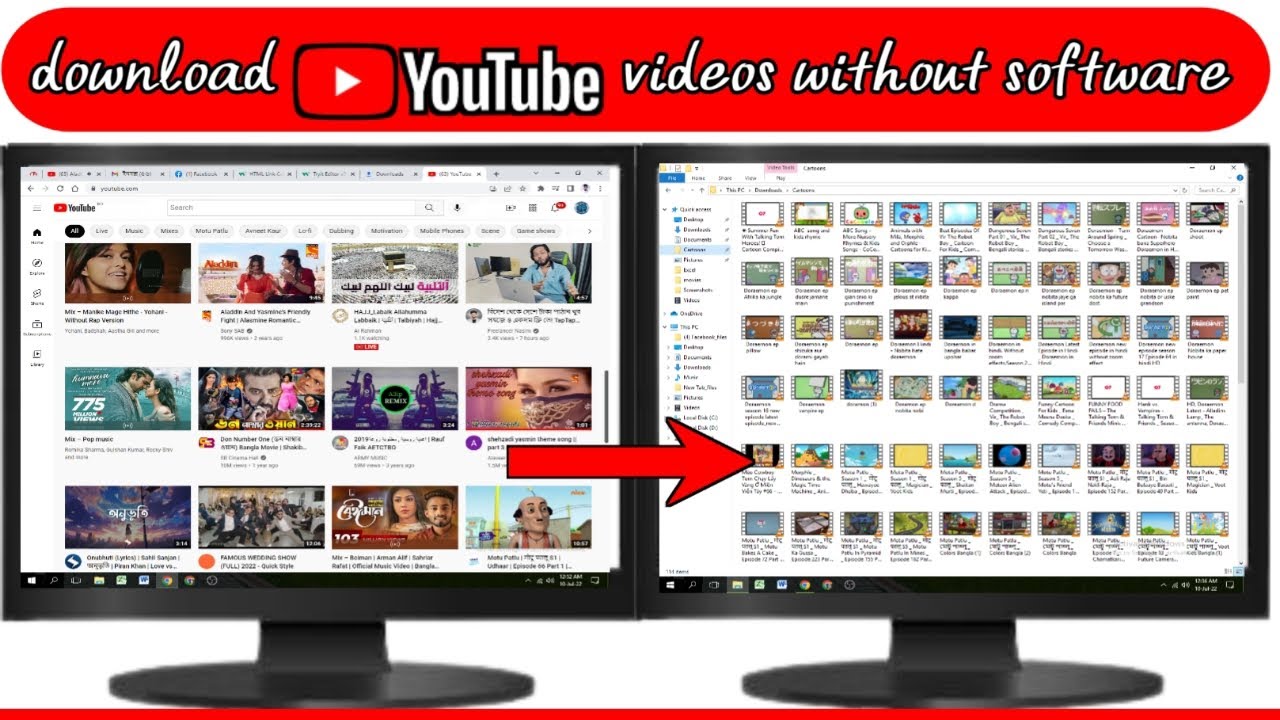 how to download youtube video directly in pc laptop ||pc laptop me ...