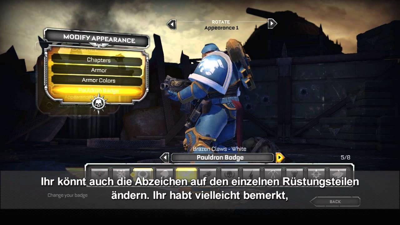 W40k: Space Marine - Editor im Detail erklärt (dt. Untertitel) - YouTube