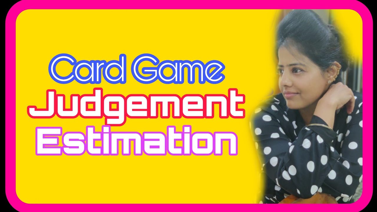 Judgement Card game in Hindi & English | Estimation | 3-8 players ...