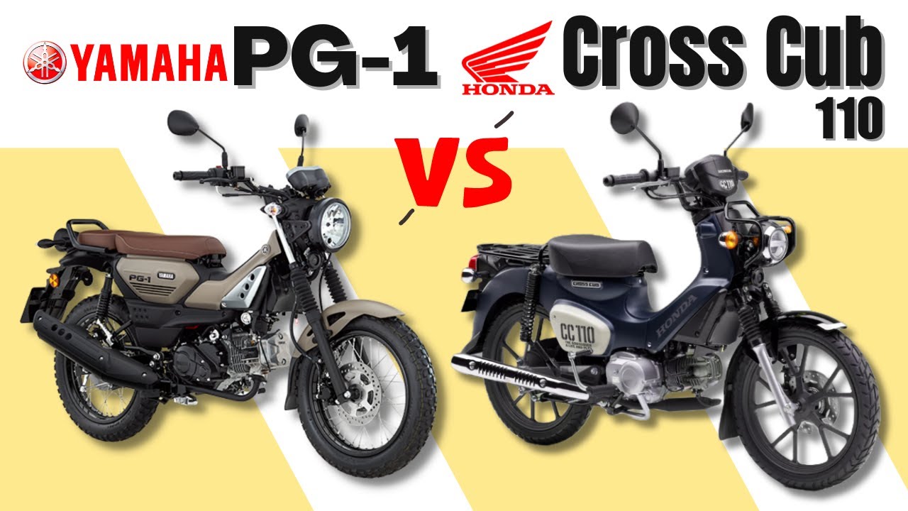 Yamaha PG 1 vs Honda Cross Cub 110 | Side by Side Comparison | Quick Specs & Price | 2024 - YouTube