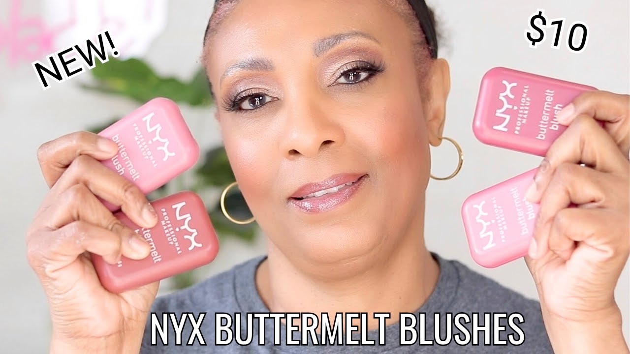 Shocking Swatches of NYX Buttermelt Blush - YouTube