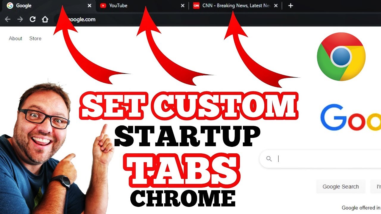 How To Set Multiple Custom Startup Tabs GOOGLE CHROME YouTube How To Set Multiple Custom Startup Tabs GOOGLE CHROME YouTube