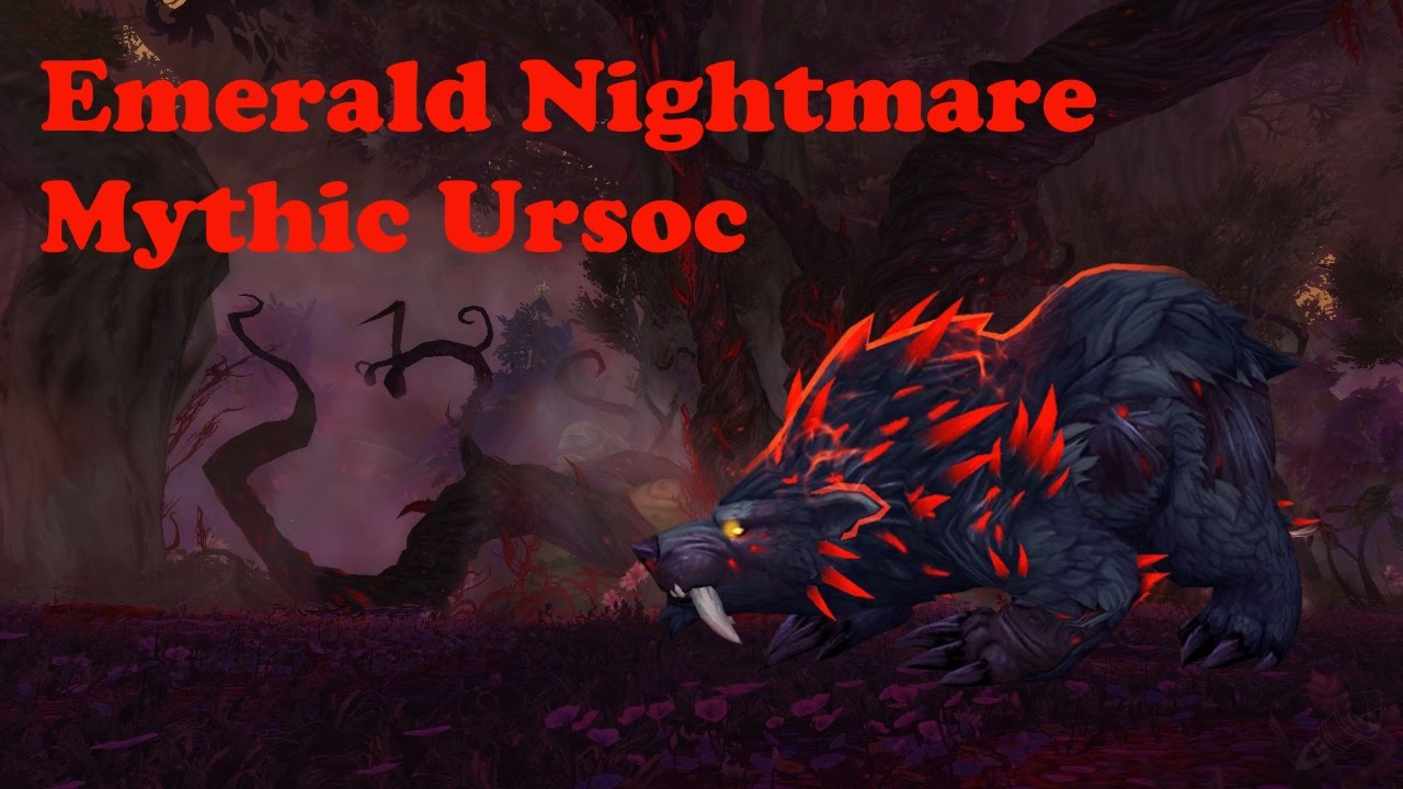 Mythic Emerald Nightmare - Ursoc - Shadow Priest POV - YouTube