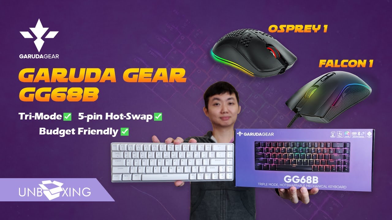 BAGO! Garuda Gear GG68B | Osprey | Falcon 1 Unboxing (Tagalog) - YouTube