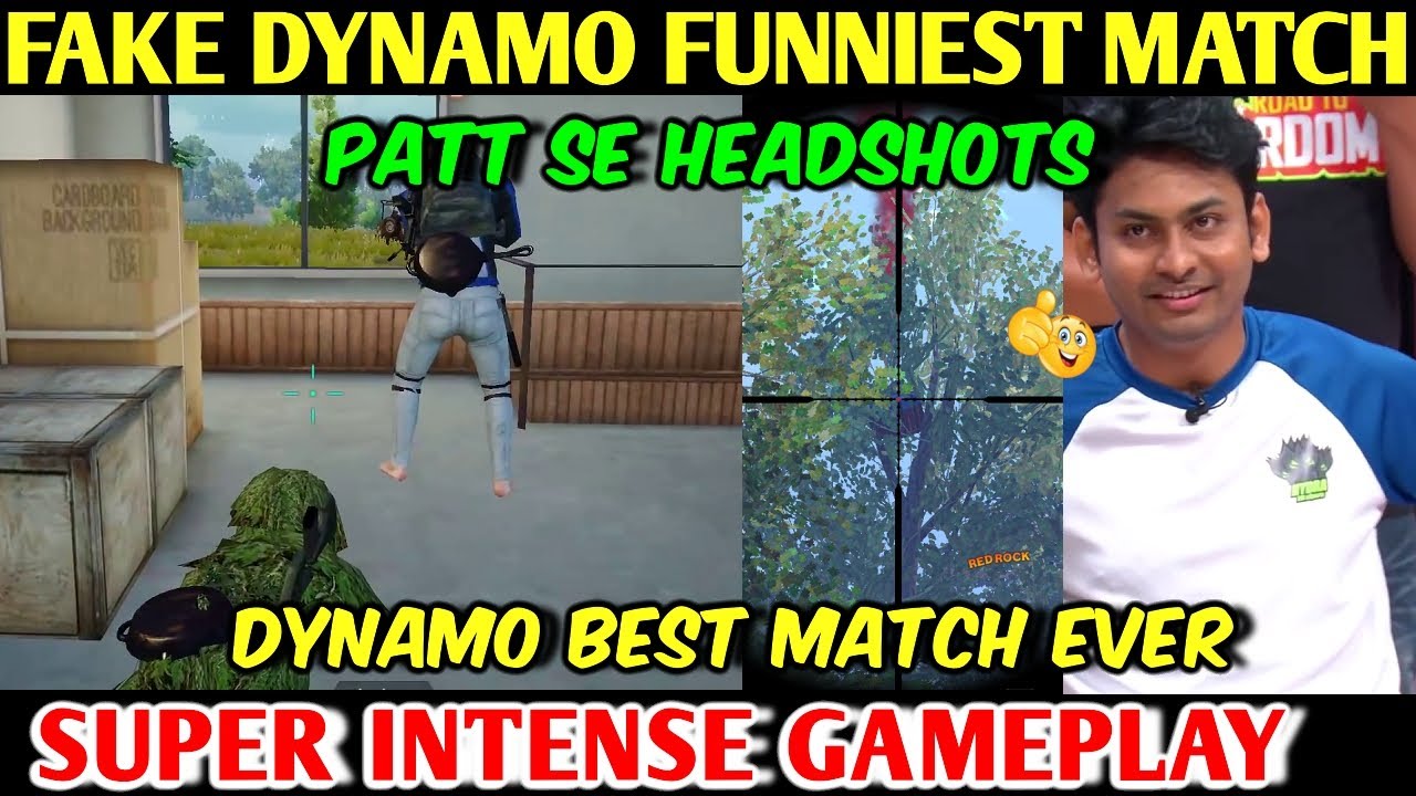 FAKE DYNAMO BEST MOST FUNNIEST Match Ever, DYNAMO GAMING As NOOB Player ...