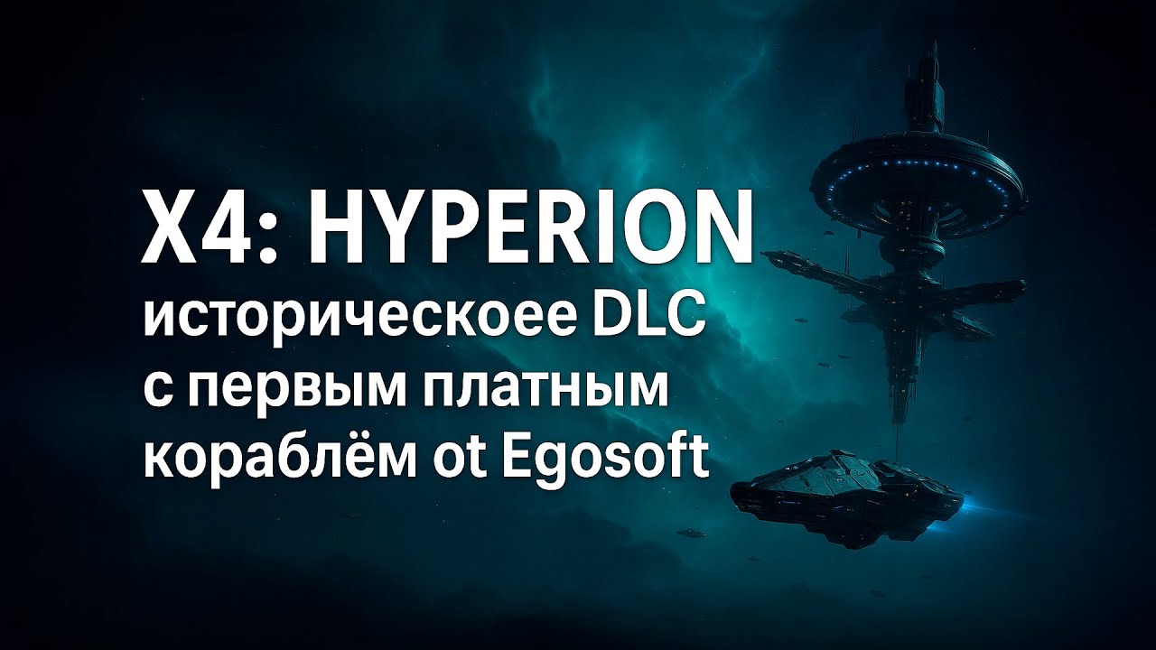 X4: HYPERION — историческое DLC с первым платным кораблём от Egosoft ...