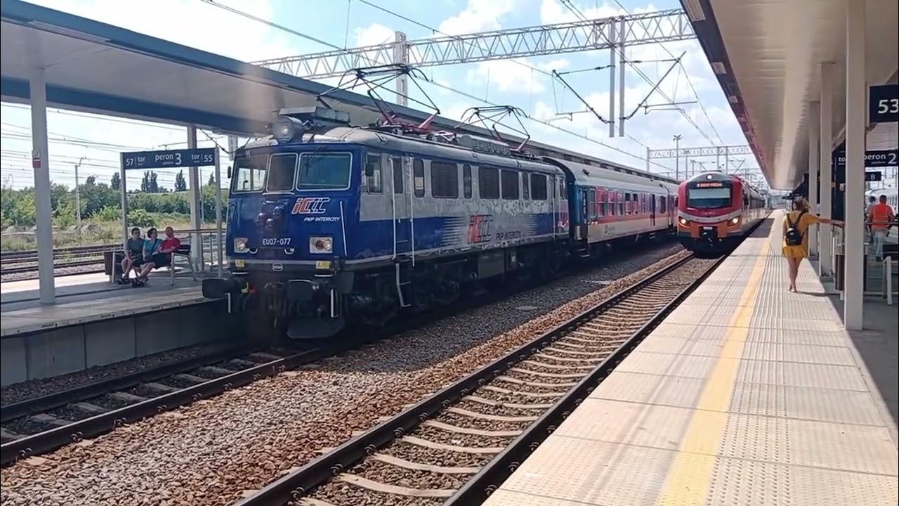 EU07-077 z TLK ROZTOCZE do Lublina Gł. wjeżdża na stację Lublin Gł. 10.07.2024 - YouTube