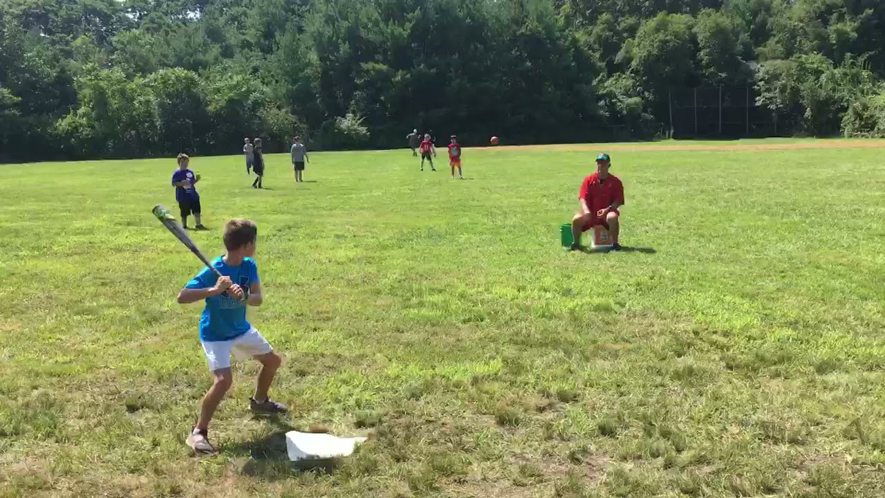 Worcester JCC Baseball Summer Camp Hitting Fundamentals - YouTube
