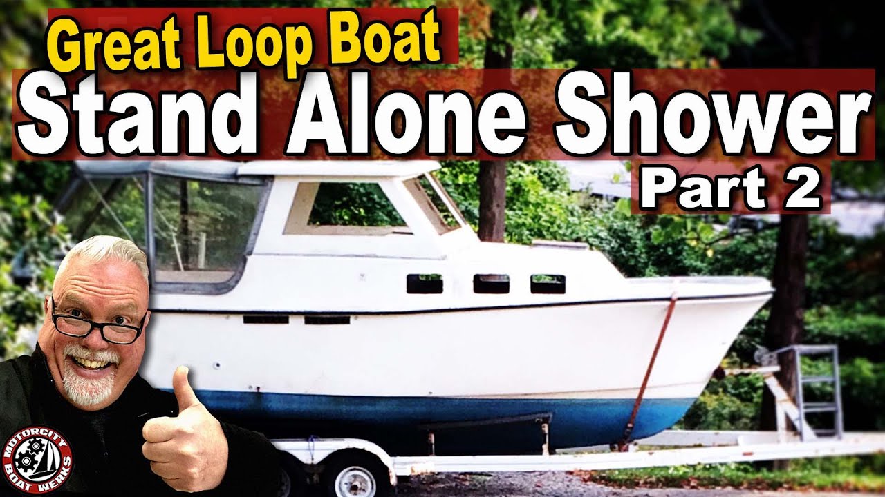 How to Build a Stand Alone Shower in your Boat- Pt2 | Sailboat ...