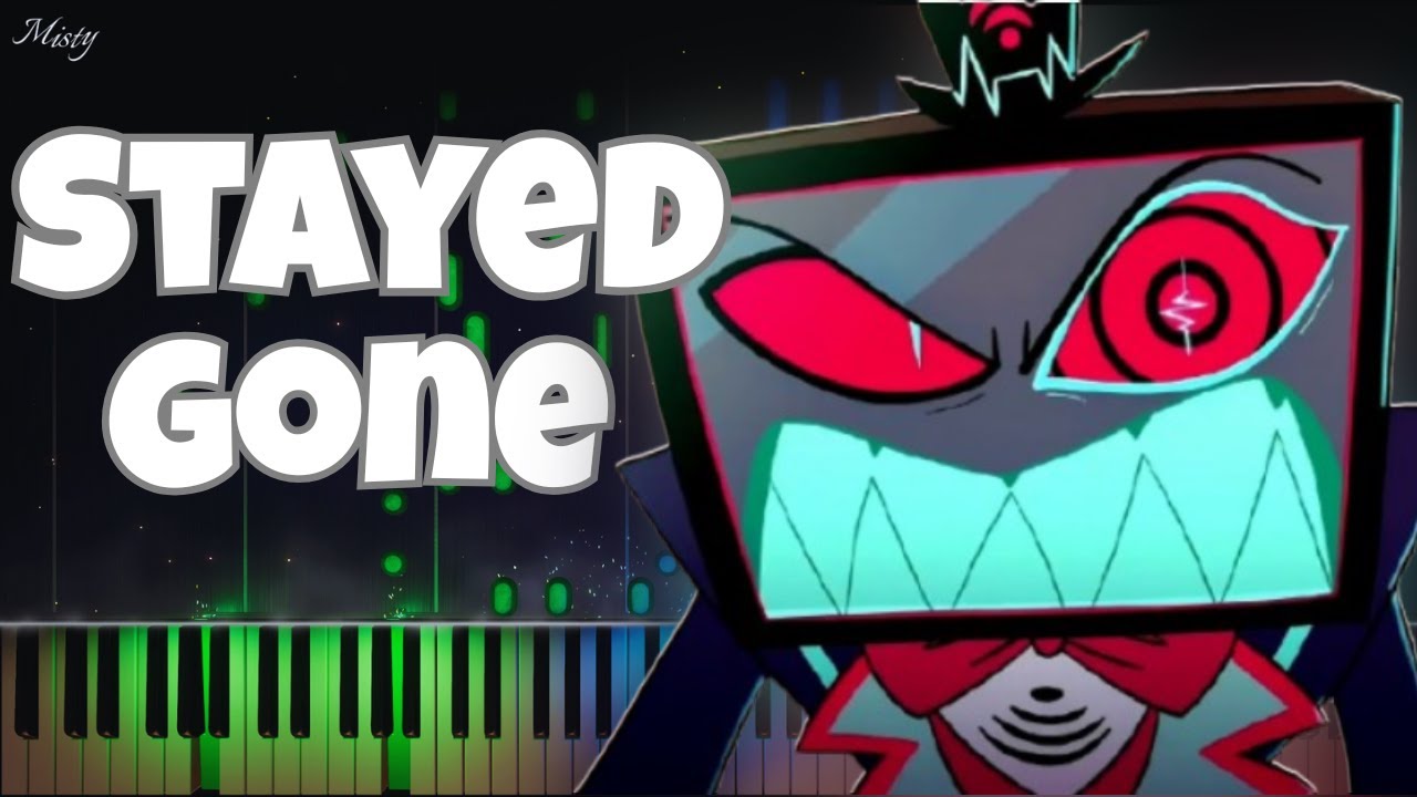 Hazbin Hotel - "Stayed Gone" (Piano Cover + Sheet Music) - YouTube