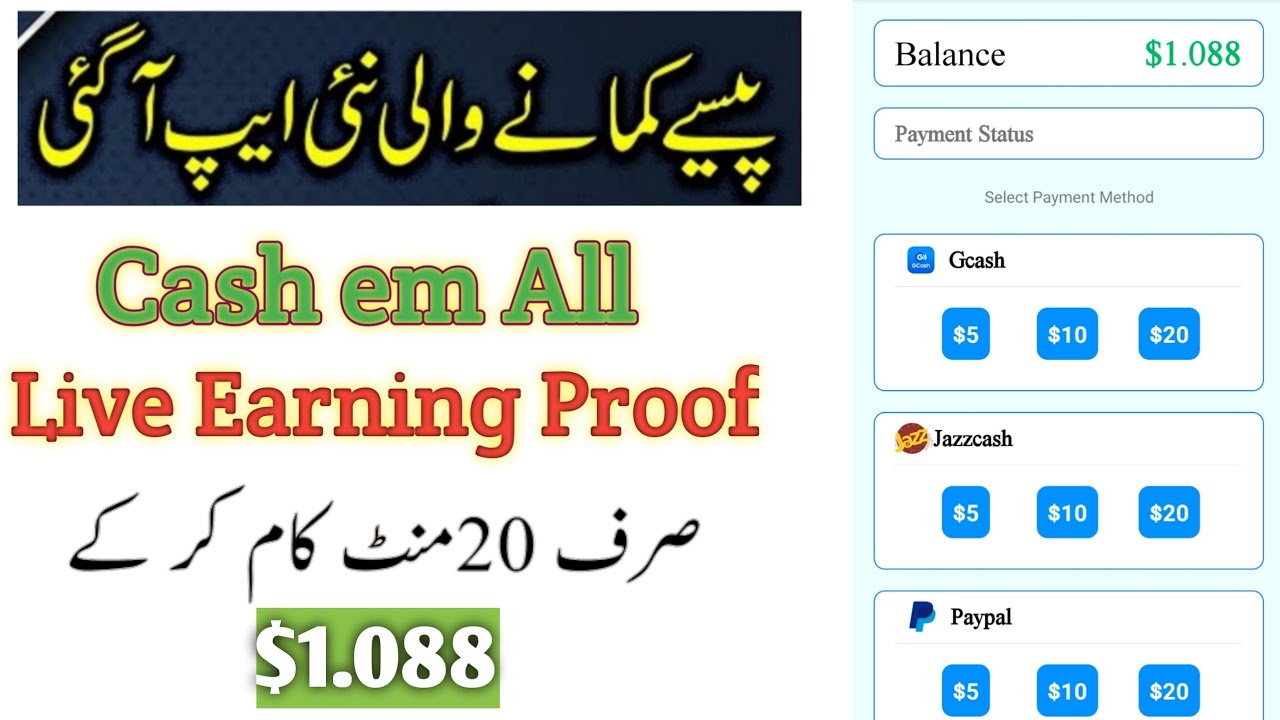 Cash em All Payment Proof | Cash em all App Review | Cash em All ...