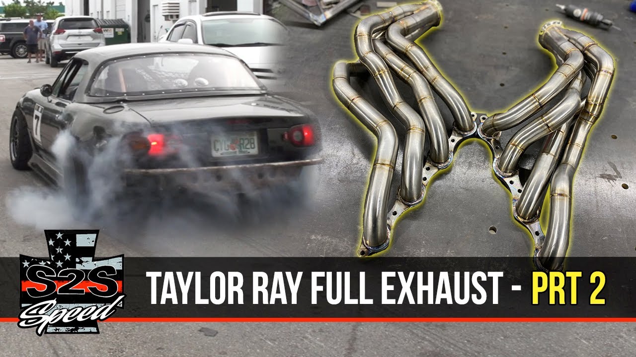 How To Build Miata LS Swap Long tube Headers - YouTube