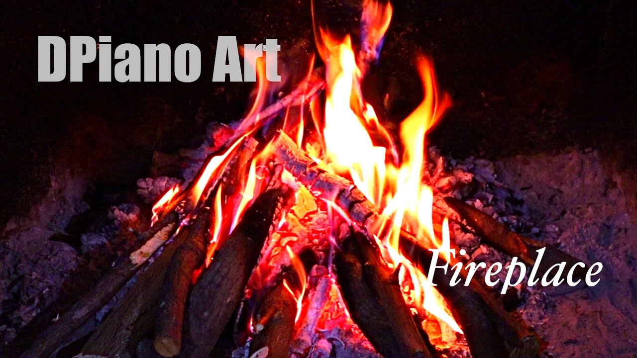 Relaxing Sleep Music, Fireplace, Stress relief, Relaxing Fire Sound ...