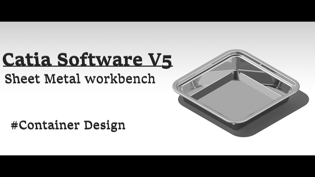 Sheet Metal Design: Container - YouTube