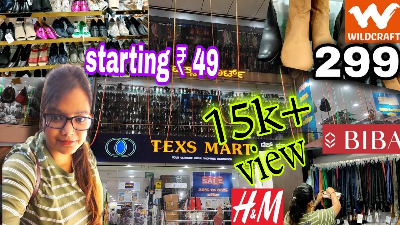 *Texs Mart *Shopping Vlog||Cheapest Branded Shopping Place in Banglore ...