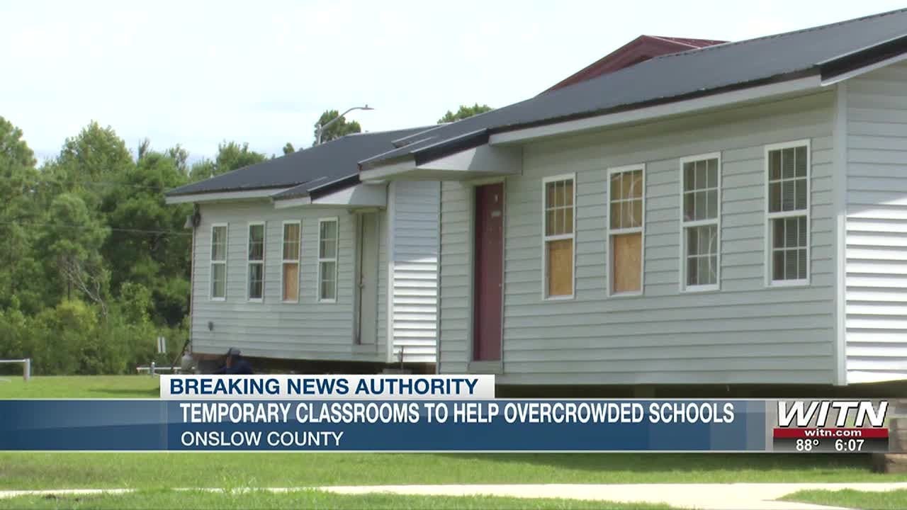 Onslow County Schools set up temporary classrooms for overcrowding at ...