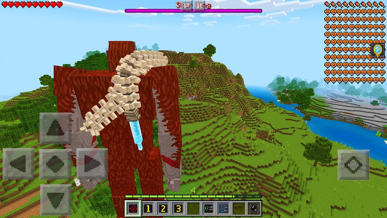 Playing as SKAR KING in Minecraft Pocket Edition... - YouTube