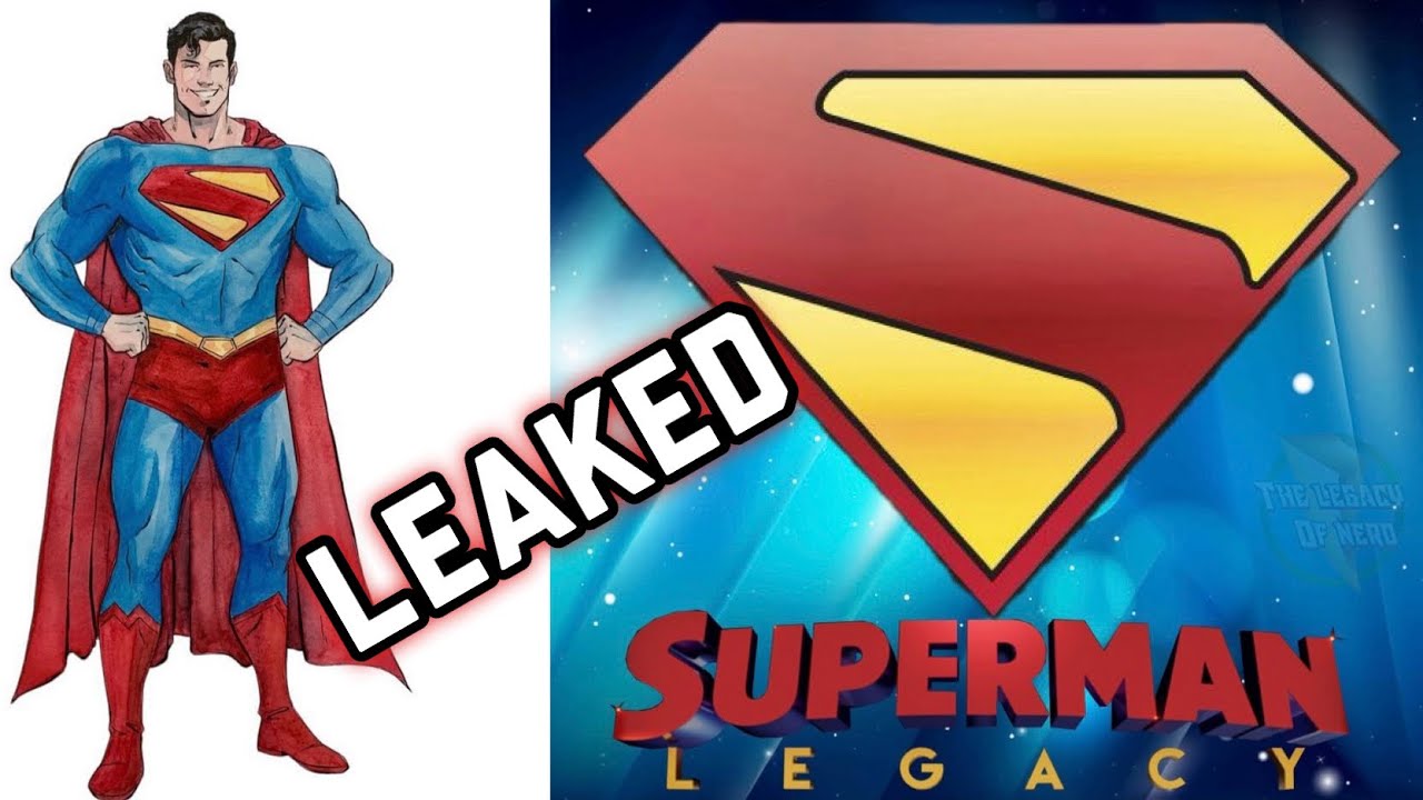 BREAKING Superman: Legacy NEWS! New Logo LEAKED! Does this "S" Shield ...