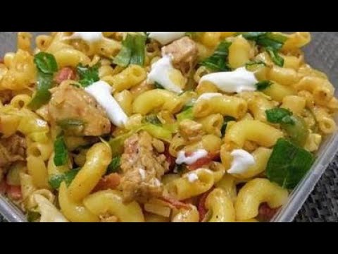 chicken makroni recipe... how to make chicken makroni - YouTube