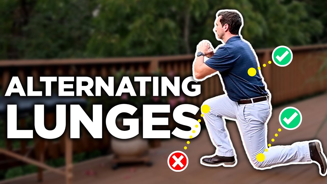 How To Do Alternating Lunges Properly I By A Doctor Of Physical Therapy ...