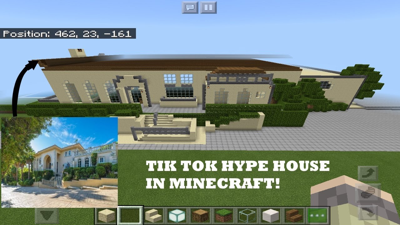 Building the HYPE HOUSE in MINECRAFT! - YouTube
