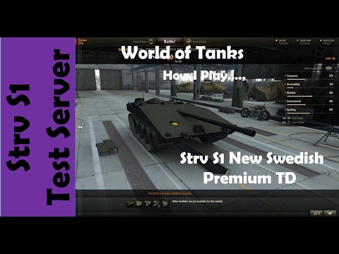 WOT: How I play... Strv S1 New Swedish Premium TD - YouTube