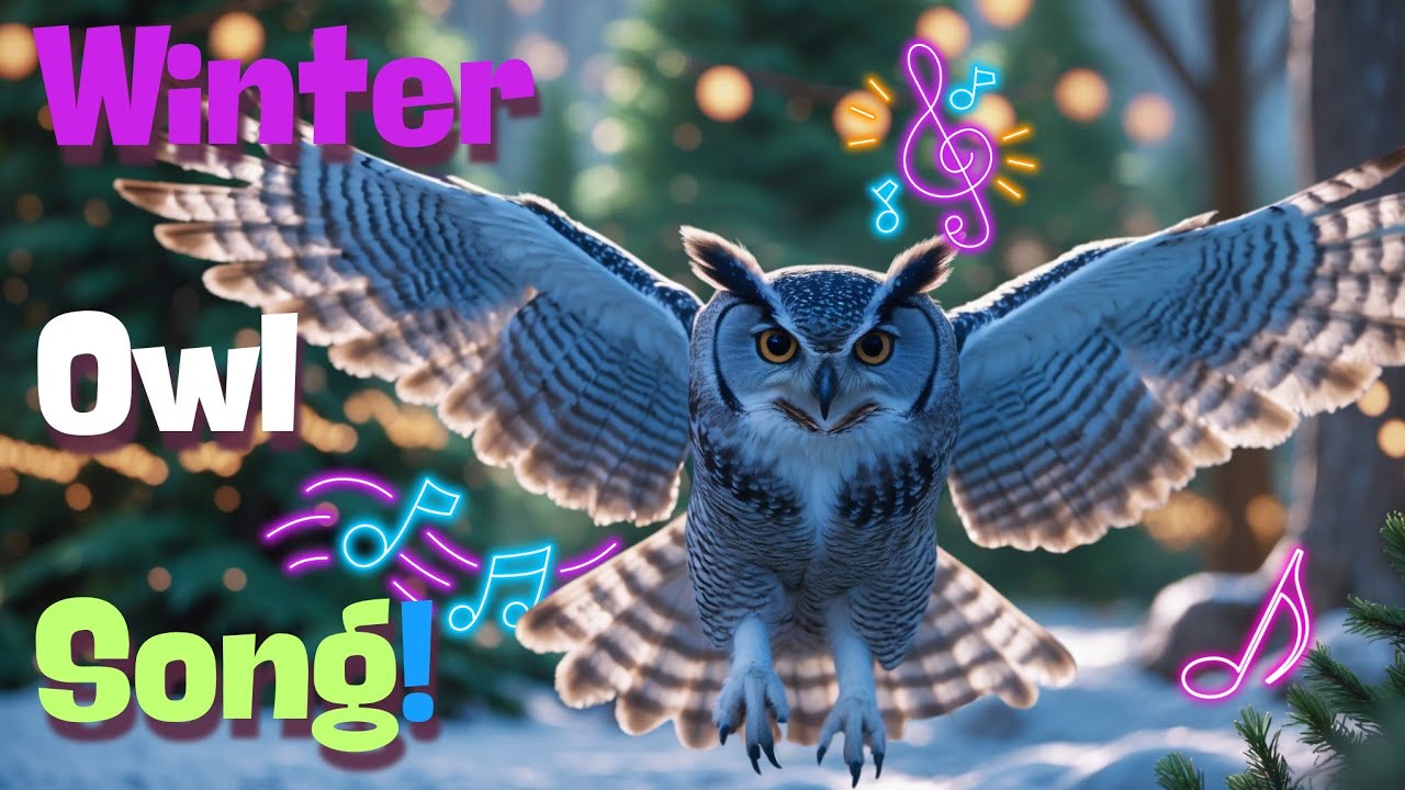 🎄 Christmas Hoot Hoot Owl Song | Magical Winter Holiday Fun for Kids 🦉 ...