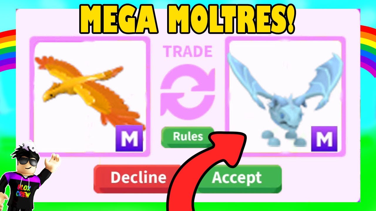 I Traded my MEGA NEON PHOENIX in Rich Adopt Me Servers! (BEST TRADE ...