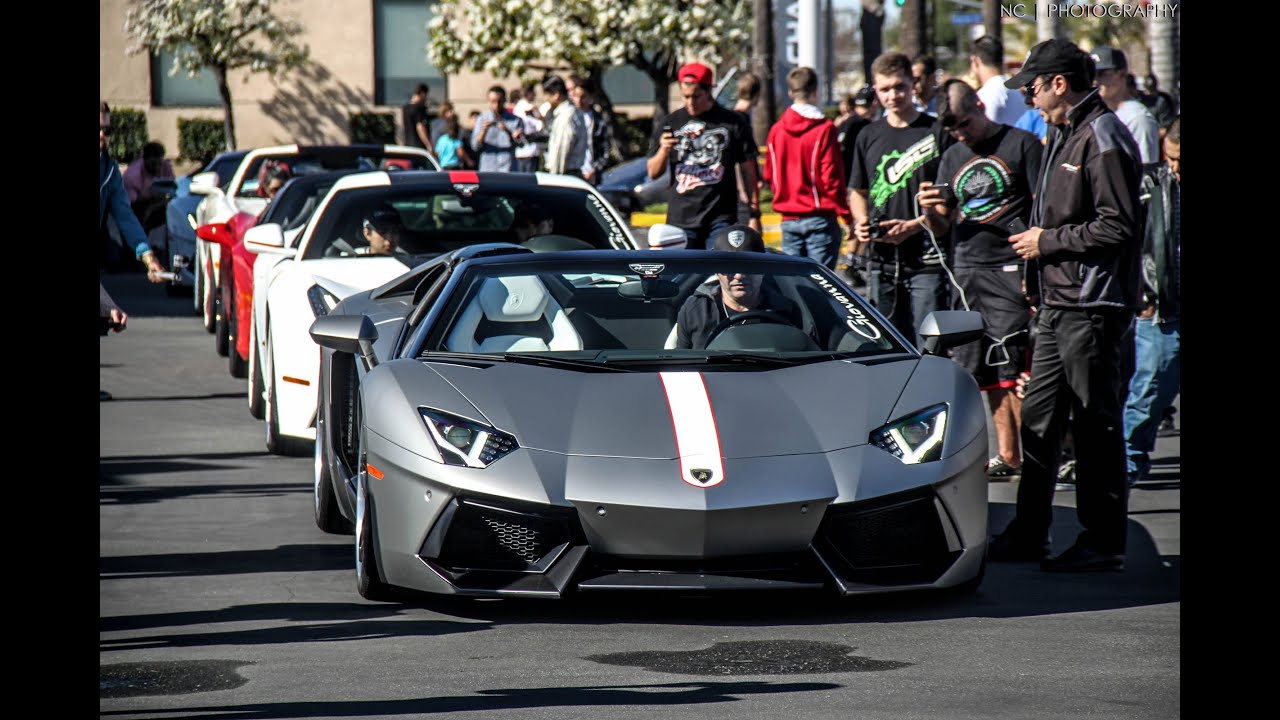 Forgiato Cars Taking Off - Cars And Coffee 2/1/14 - YouTube