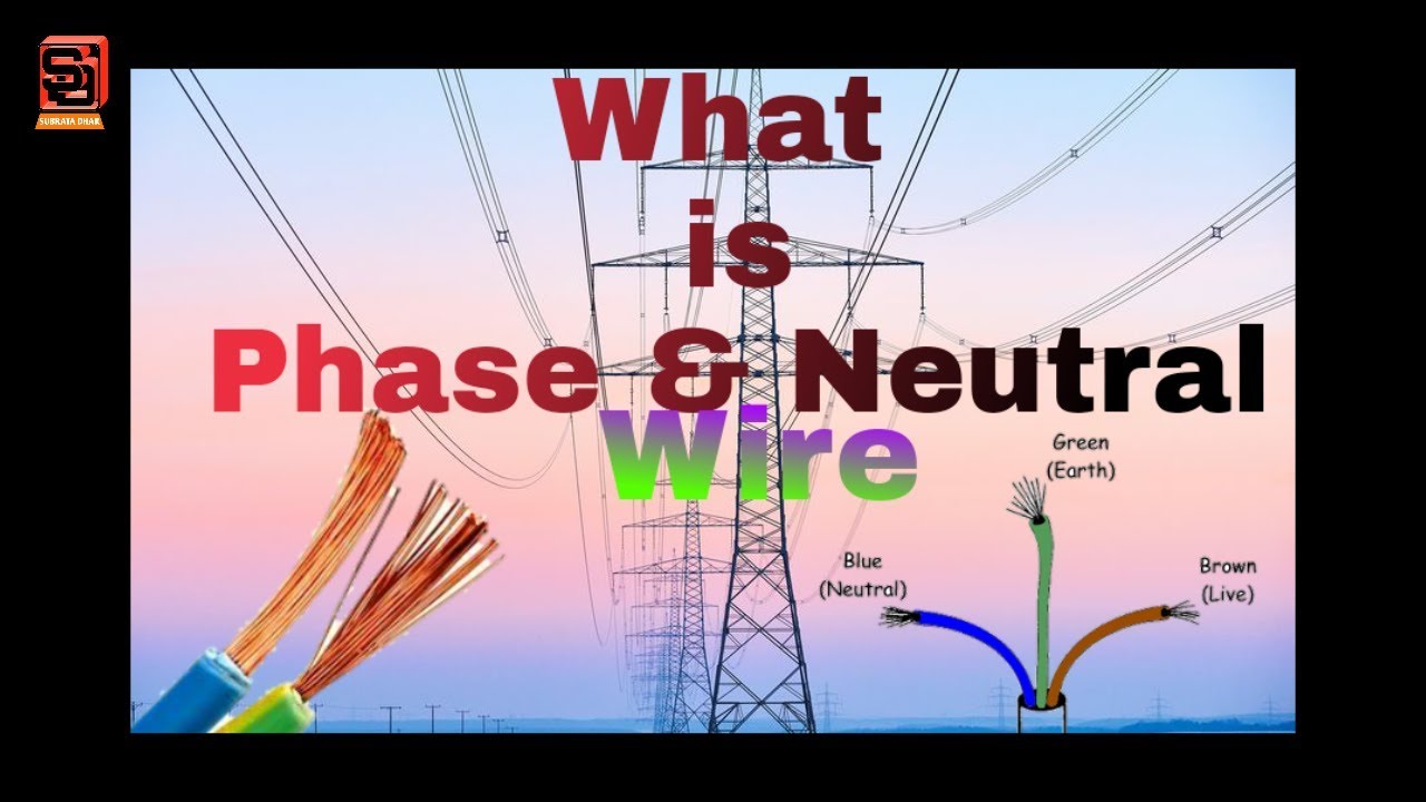 What is phase & neutral wire and how to check phase - YouTube