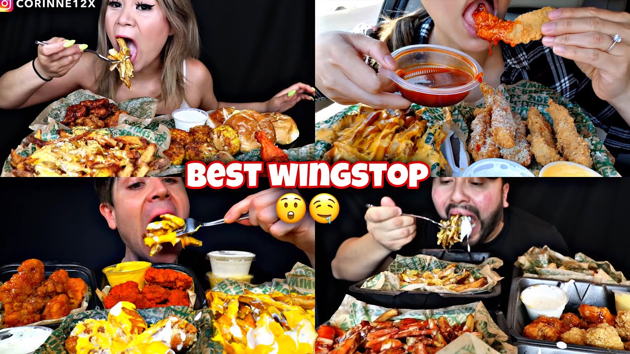 BEST WINGSTOP MUKBANG - YouTube