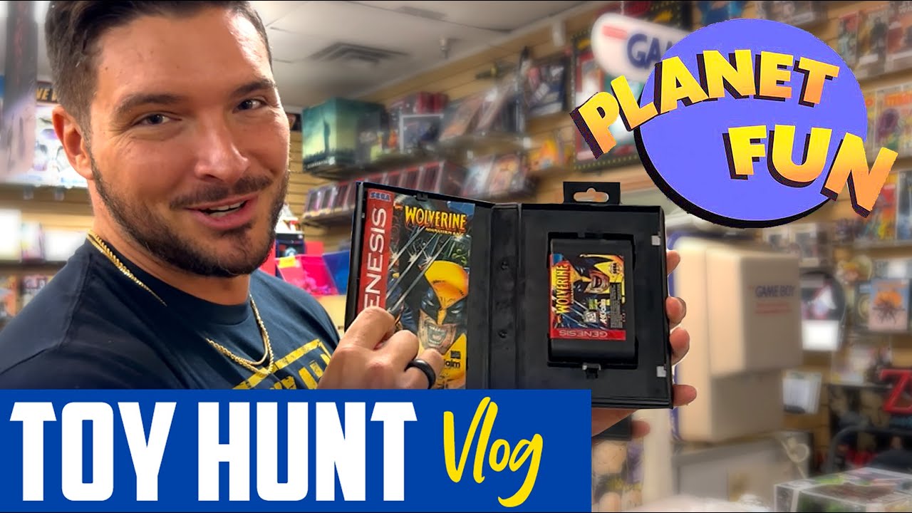 Ethan Page finds SEGA Genesis Games & Meets Fans @ Planet Fun Savannah ...