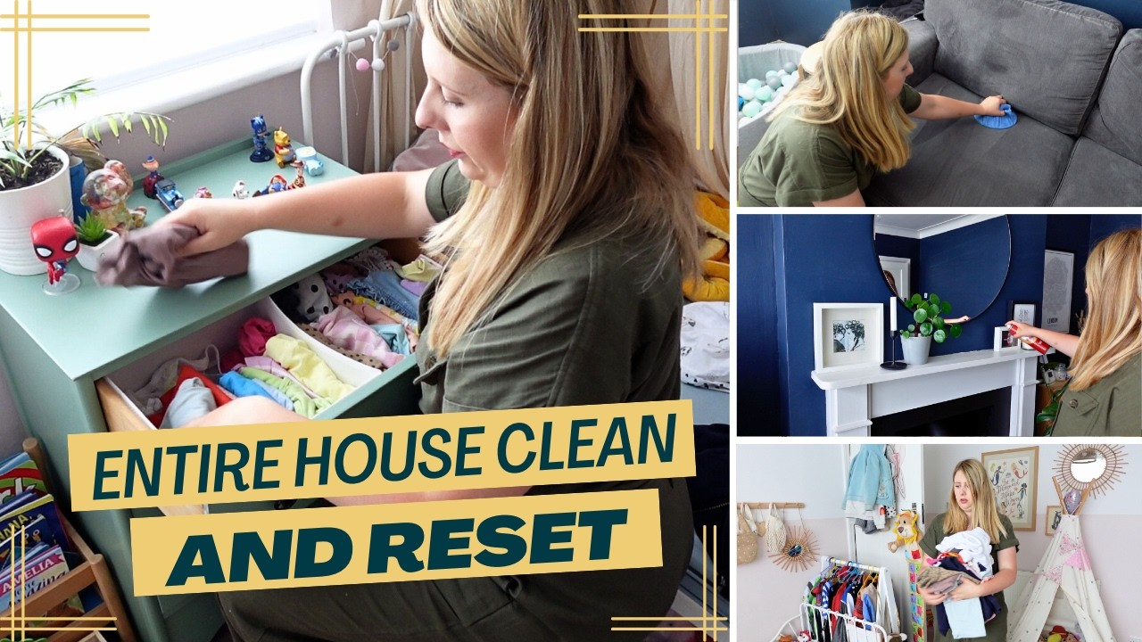 Entire House Clean and Reset | Cleaning Motivation | Get it all done ...