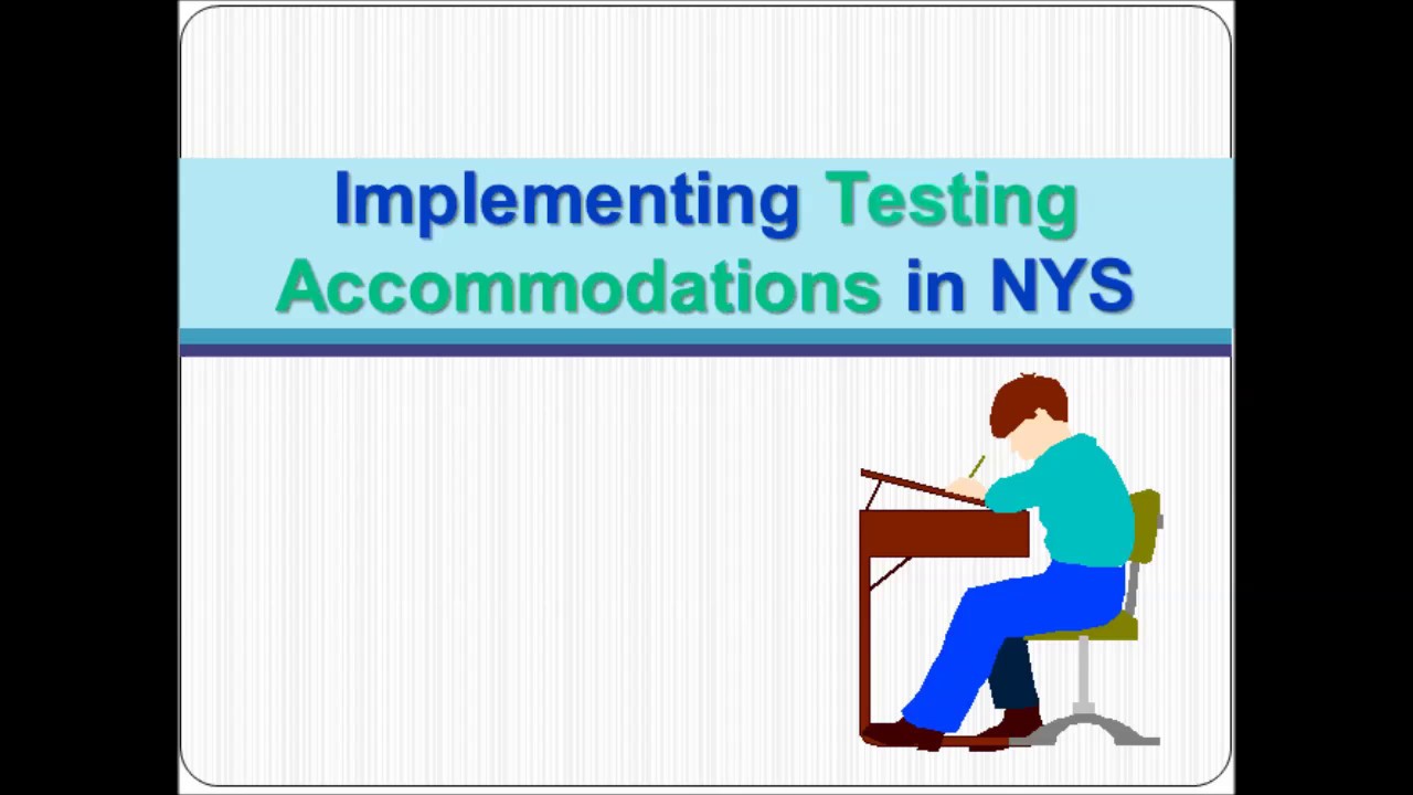 implementing testing accommodations - YouTube