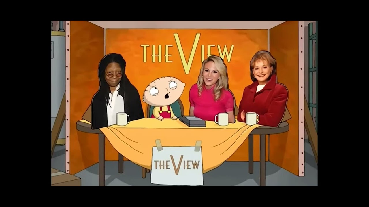 stewie was recording the view studio and lois said stewie it's time for ...