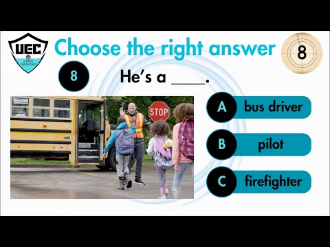 Learn Job Titles and their Pronunciation with Quizzes | ESL Kids - Quiz 7