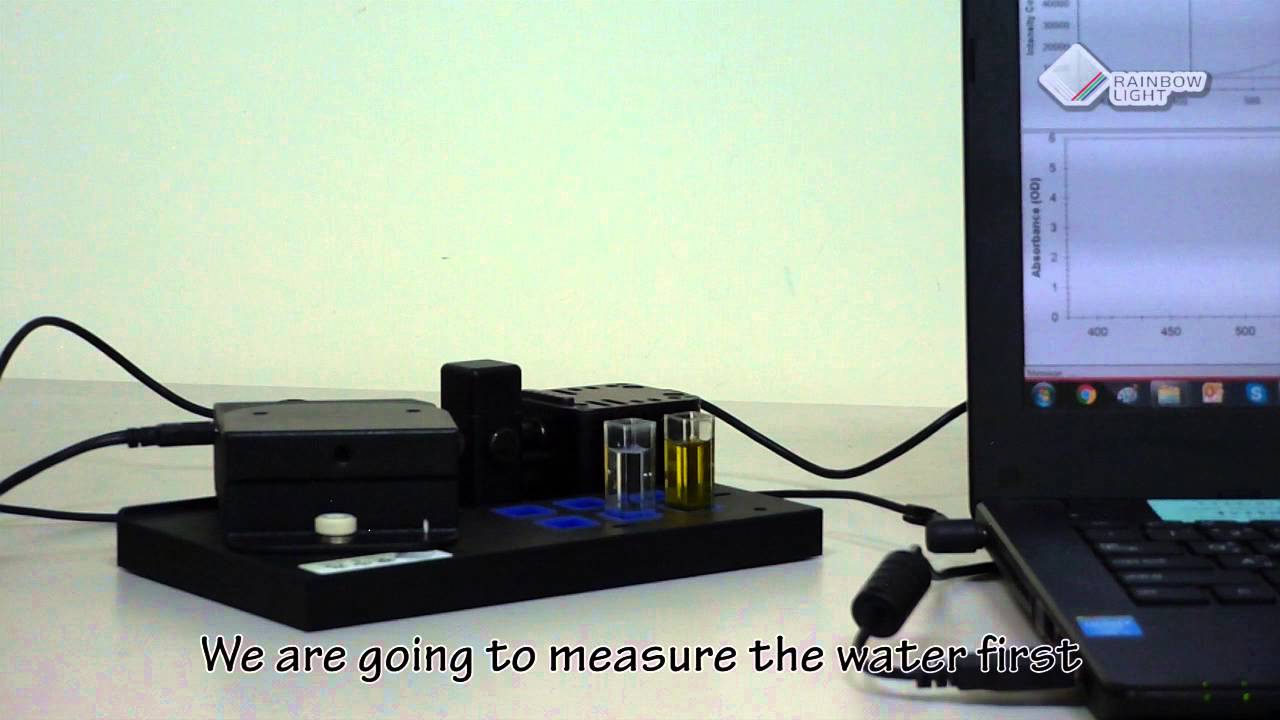 Rainbow Light UV/VIS/IR Micor-spectrometer (Absorbance Tester) - YouTube