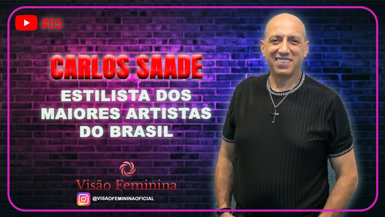 Carlos Saade. Estilista dos artistas e personalidades brasileiras e ...