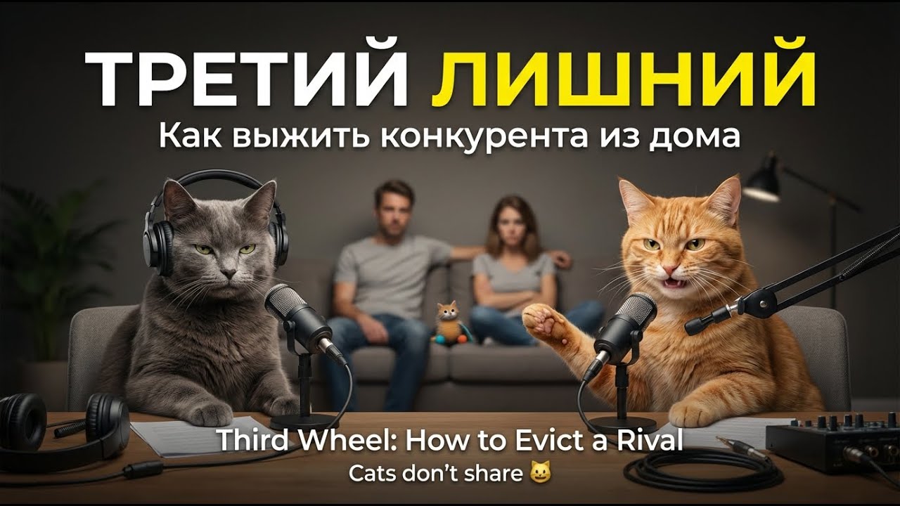 Подкаст котов ТОП-5 способов выжить конкурента из дома | Third Wheel ...